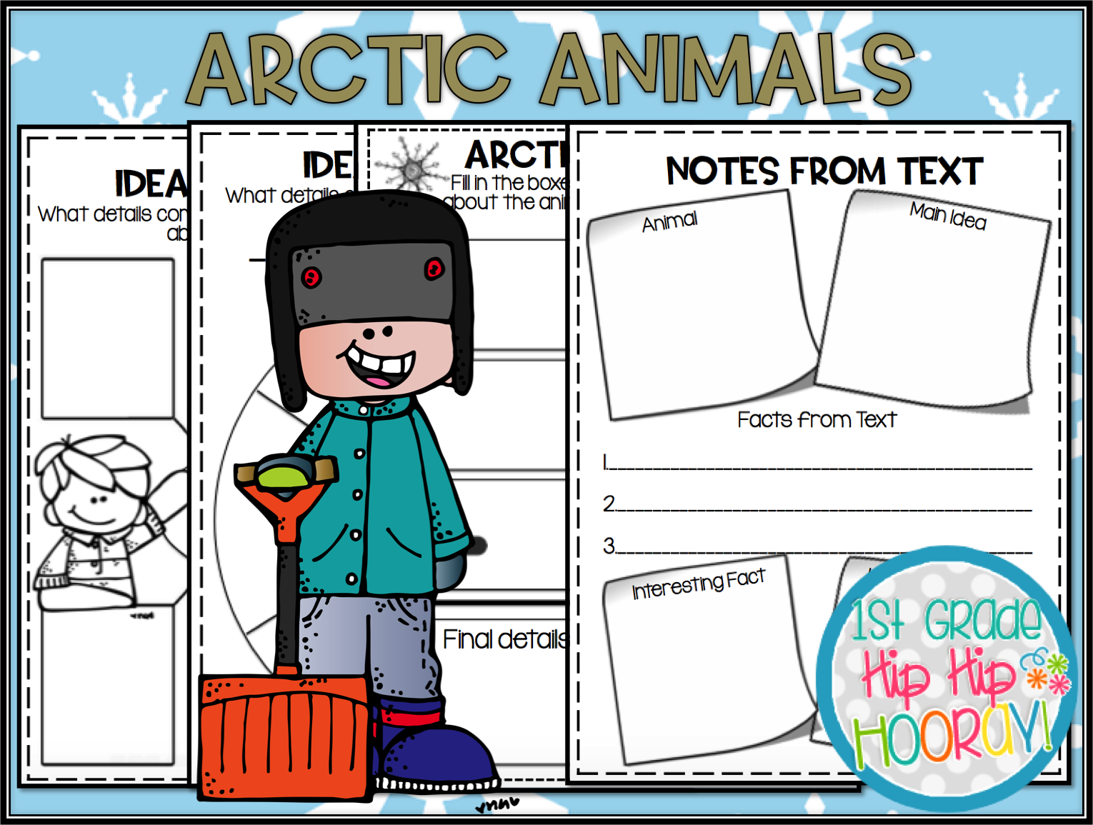 1st Grade Hip Hip Hooray!: Polar and Arctic Animals!