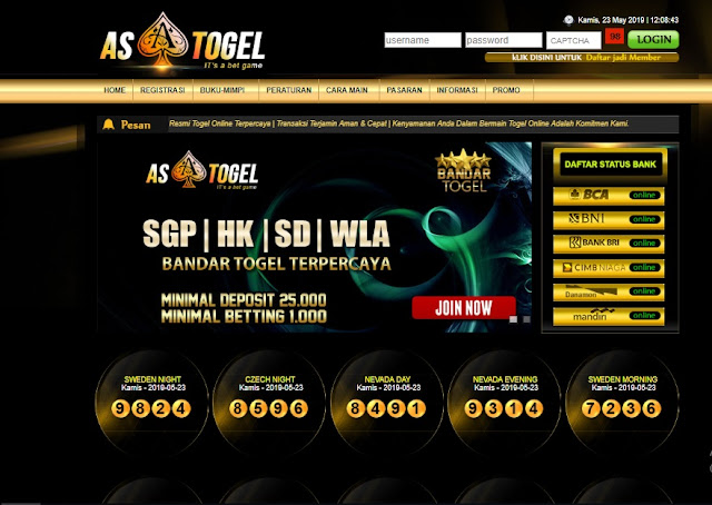 Astogel Situs Bandar Togel Online Terpercaya Dan Terbesar 2019 | WEB ...