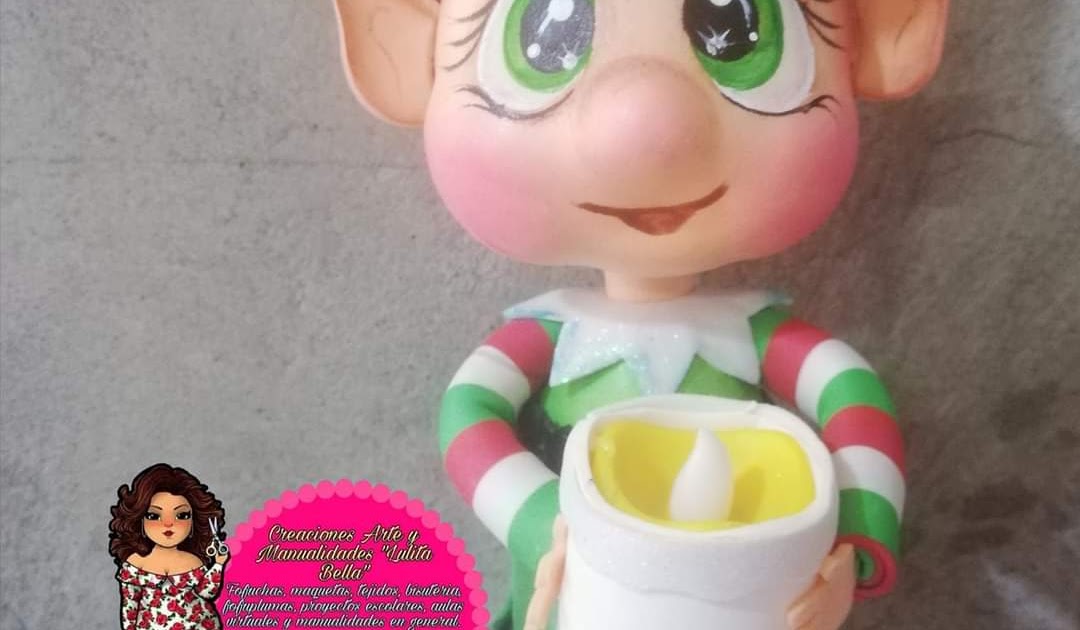 Molde duende da sorte grátis para imprimir: Artes em EVA - Ver e Fazer