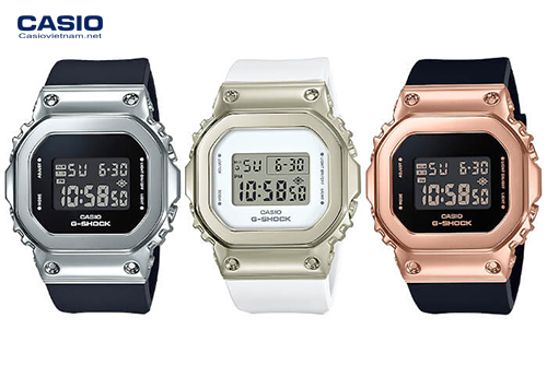 Casio G-Shock GM-S5600 / module 3489 mặt vuông cá tính cho nữ