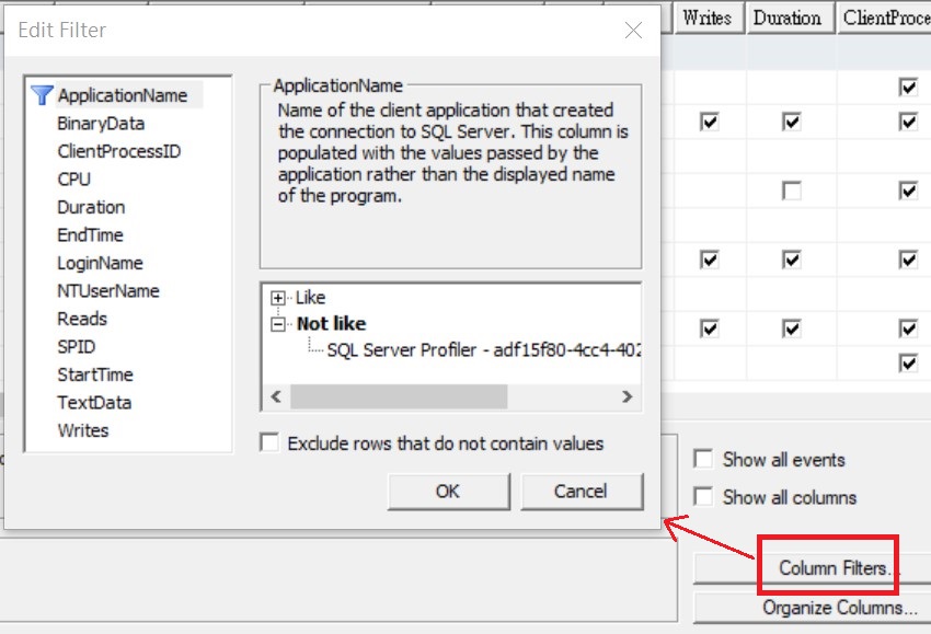 Brad Chen's Developer Blog: 使用 SQL Server Profiler 檢視和分析追蹤