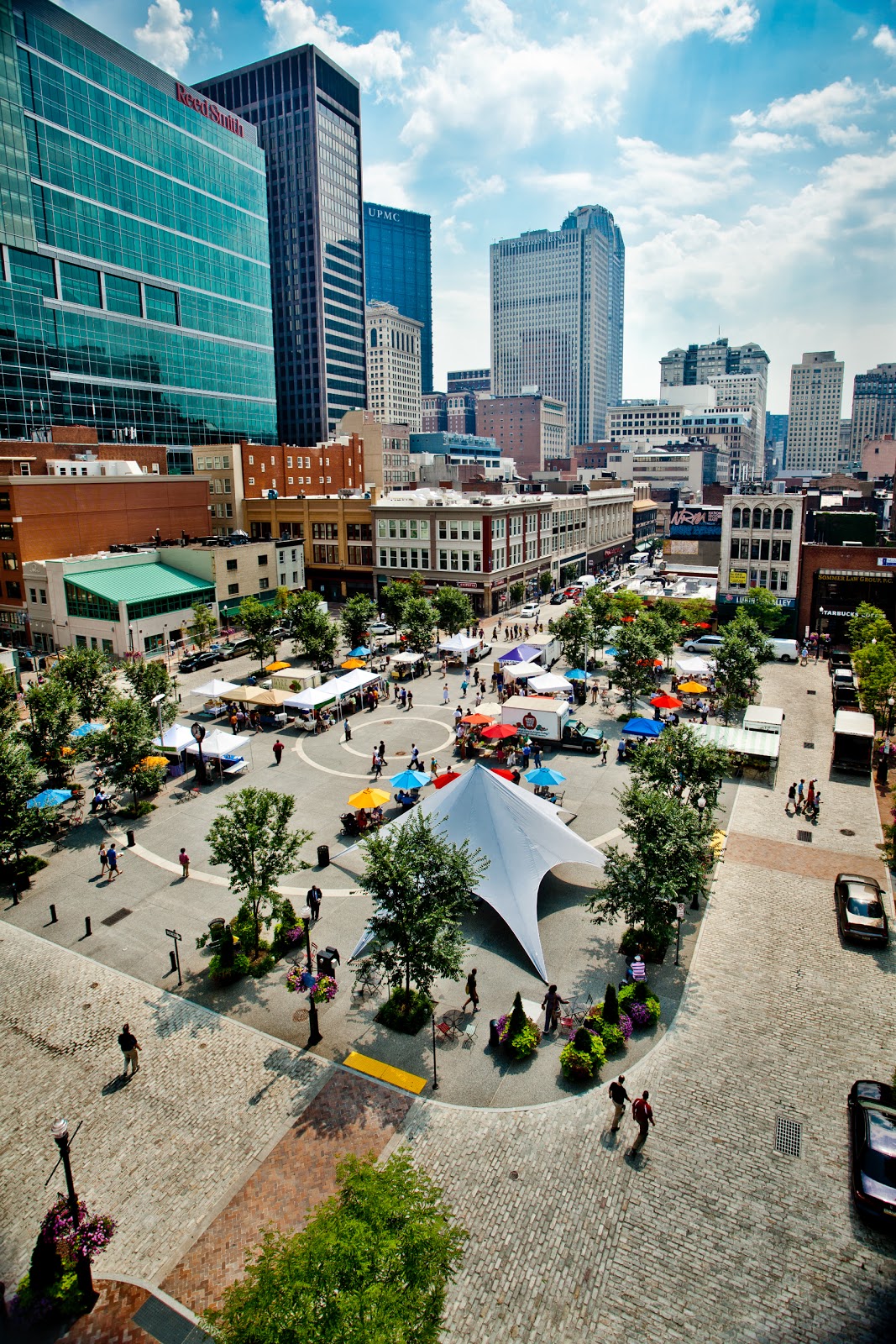 Market Square Pittsburgh: Greening up the Square