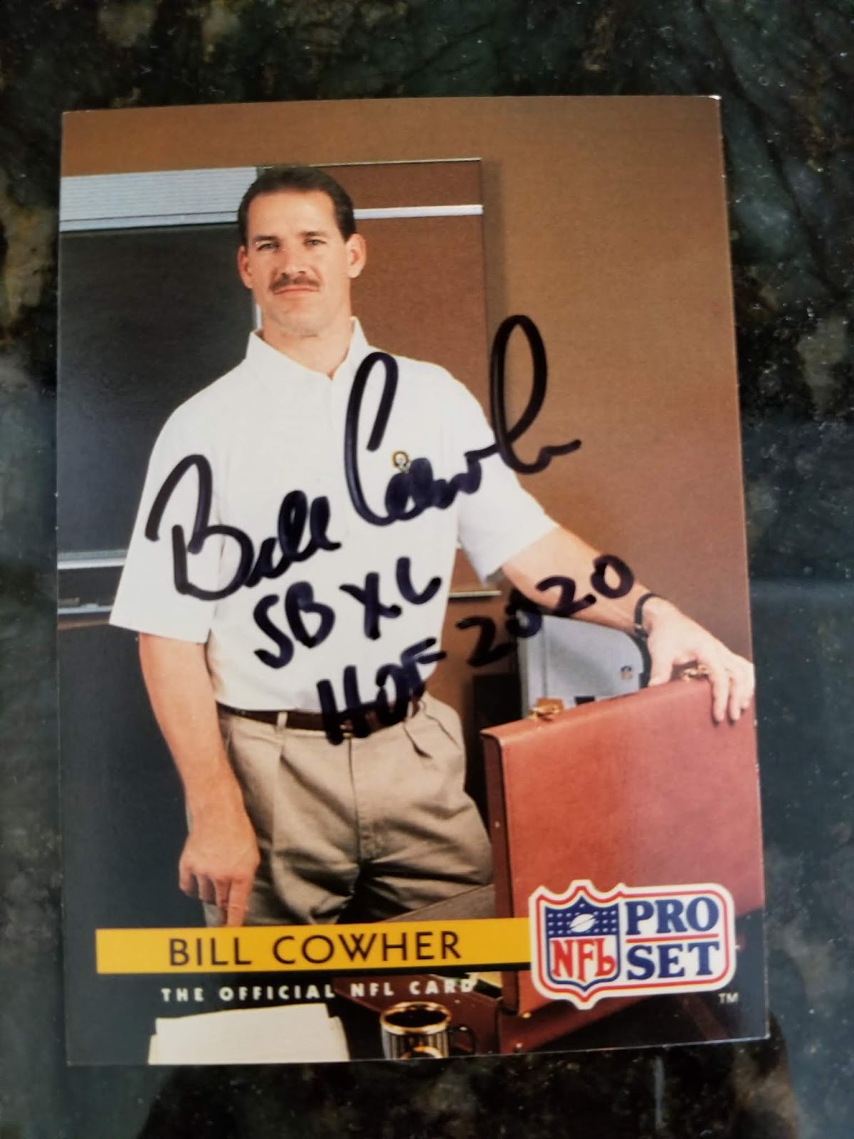 Autograph Through The Mail Athletes: Bill Cowher