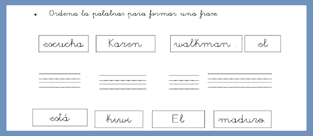 APRENDER ES DIVERTIDO 1º Y 2º: Fichas para trabajar las letras x, k, w.