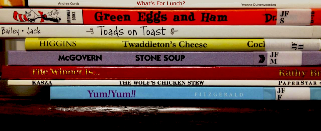 library news you can use: The Lunch Bell Is Ringing: Book Spine Poetry