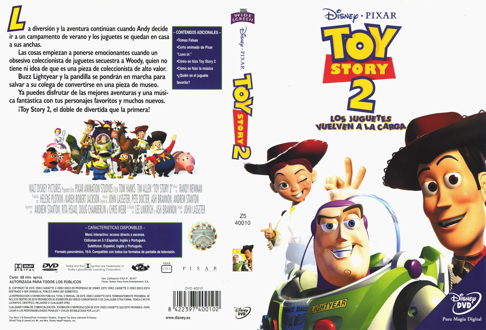 TÓMBOLA DISNEY: Toy Story 2: Los juguetes vuelven a la carga