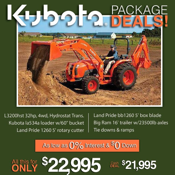 Horizon Lawn and Tractor: Kubota Package Deals