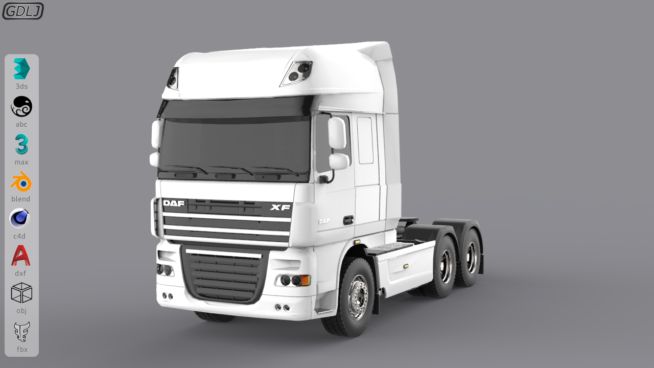 DAF XF 105 White | Layth Jawad