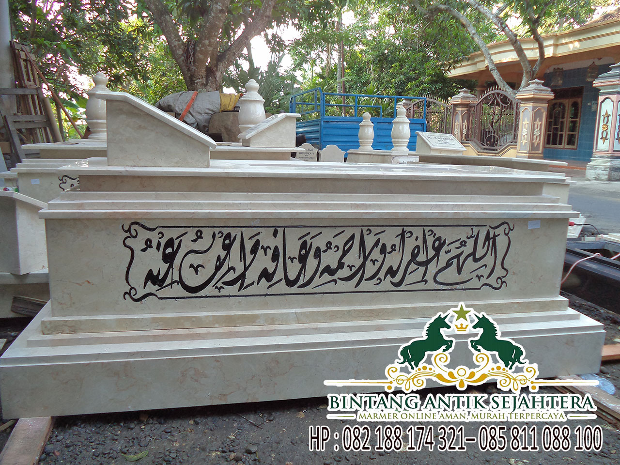 Harga Kijing Makam Marmer, Model Makam Minimalis - Pengrajin Kijing Marmer