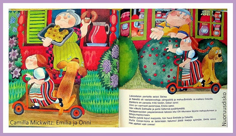 Nuoruusdisko: Camilla Mickwitz: Lastenkirjoja ja kuvitusta
