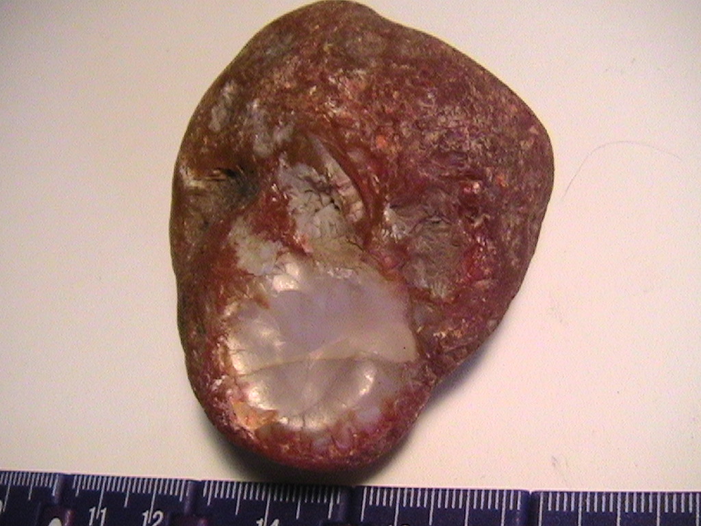 Archaeology of Portable Rock Art: Translucent head-shaped flint nodule ...
