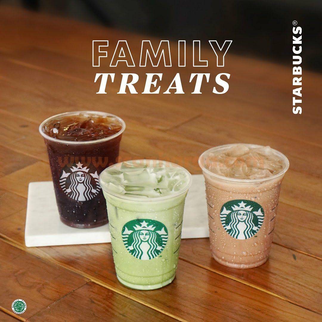 STARBUKS Family Treats - Beli 2 minuman ukuran Grande GRATIS lagi 1 ...