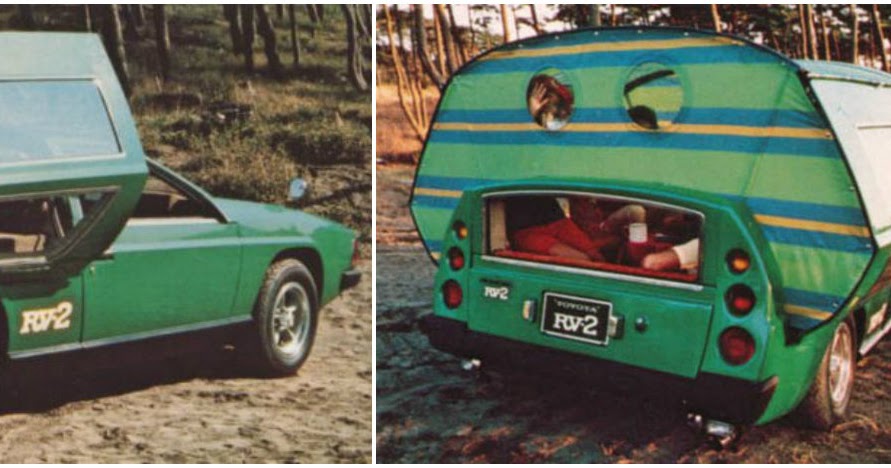 1972 Toyota RV2: “Idea” Car Turns a Station Wagon Into a Recreational ...