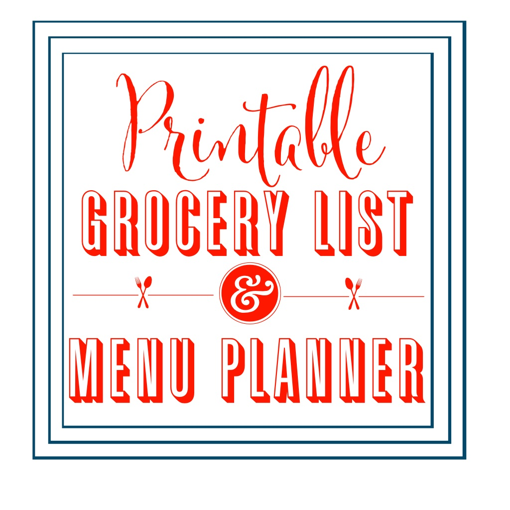BLISSFUL ROOTS Printable Grocery List Menu Planner BLISSFUL ROOTS Printable Grocery List Menu Planner