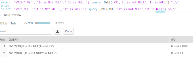 Tech Blogger: Snowflake NVL vs NVL2 function | SQL