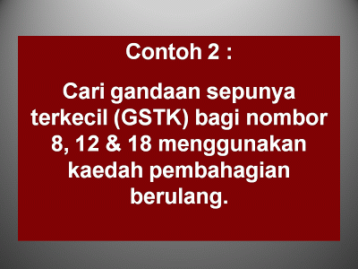TIP BELAJAR MATEMATIK (TIPS FOR LEARNING MATHEMATICS): CONTOH GANDAAN ...