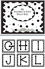 My Wild About School! Blog: Doodles & Dots Black & White