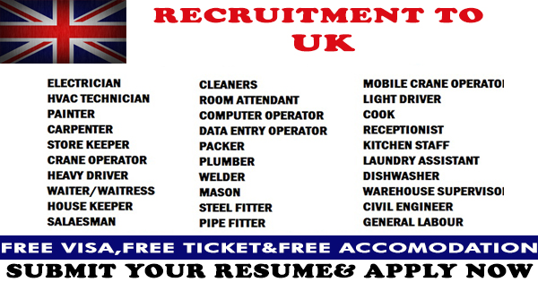 RECRUITMENT TO UK - CAREER IN