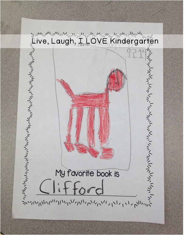 We read "Clifford's First Day of School" the first week.