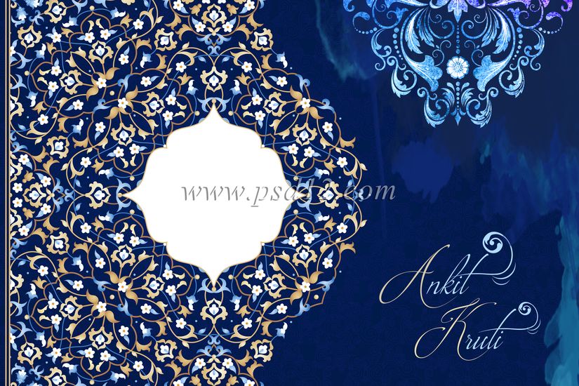 Wedding Embossed Photo Album Cover Design (Update) - PSD12