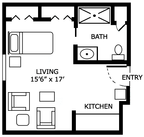 Apartment layouts. - Architecture World