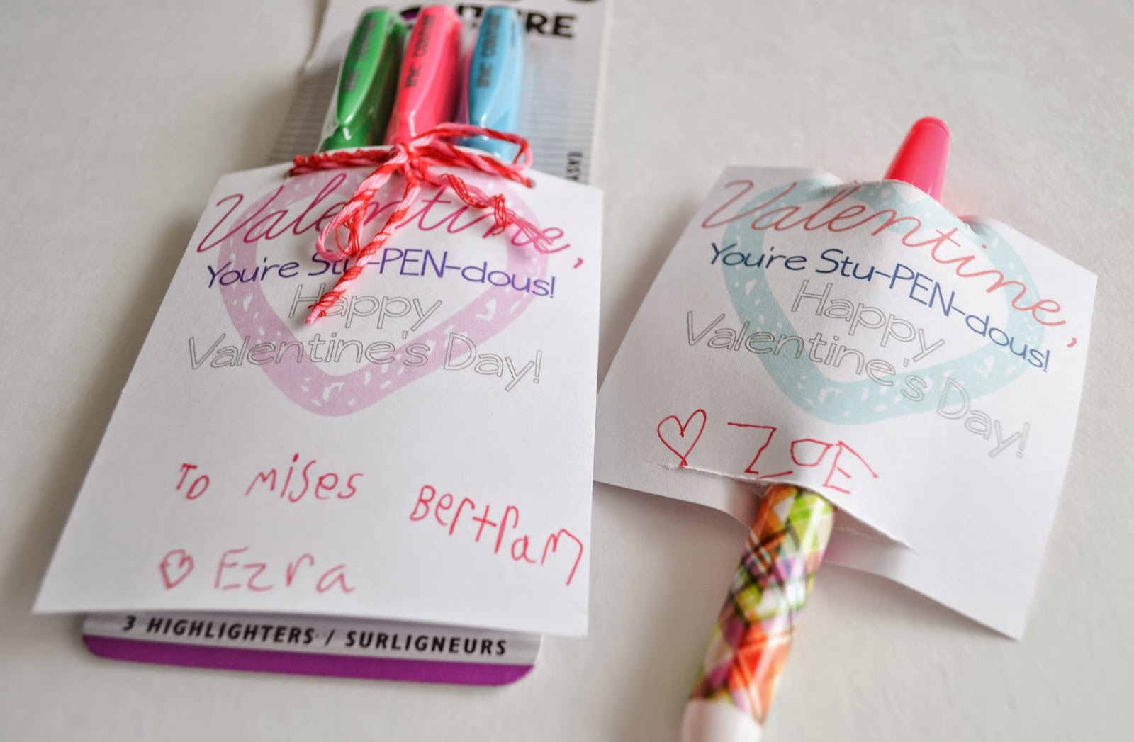 I think these would make super cute classmate valentines, too (which is ...