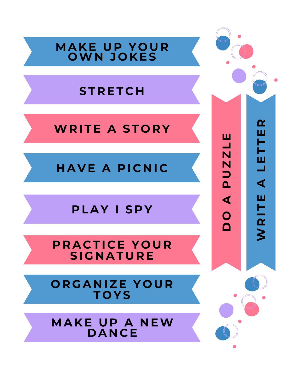 How to Make an I'm Bored Jar for Kids {with FREE printables}