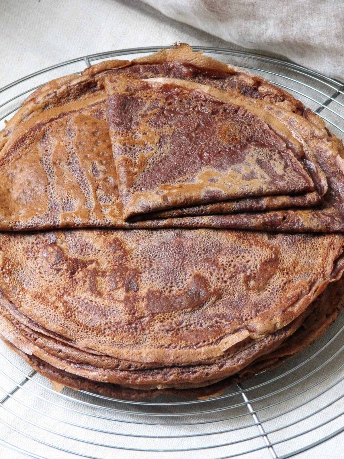 La cuisine d'ici et d'ISCA: Crêpes au chocolat pour la Chandeleur et ...