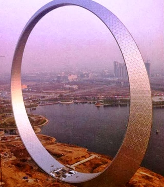 Ring of Life - The Amazing Metal Structure In Fushun, China
