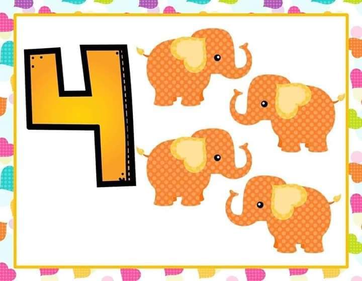 Cards numéricos Cards coloridos e ilustrados para trabalhar os números ...