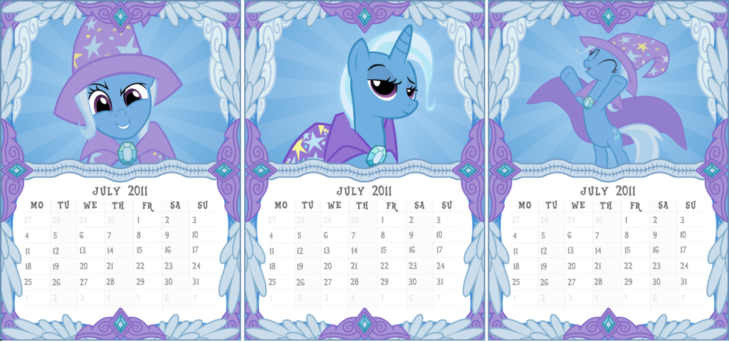 Equestria Daily - MLP Stuff!: Custom Pony Calendar Project