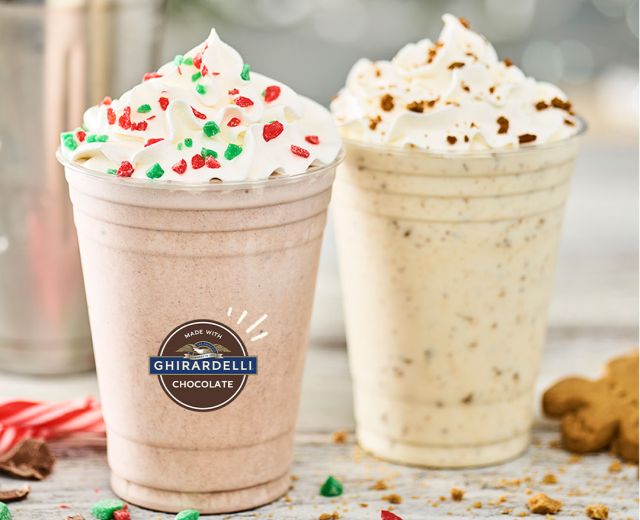 Smashburger Blends Peppermint Hot Chocolate Shake and Gingerbread ...