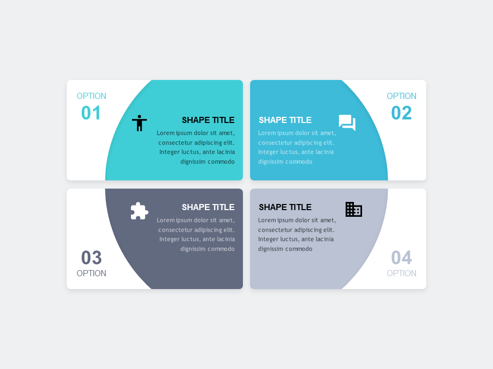 Circle Overlap Matrix PowerPoint Templates - PowerPoint Free