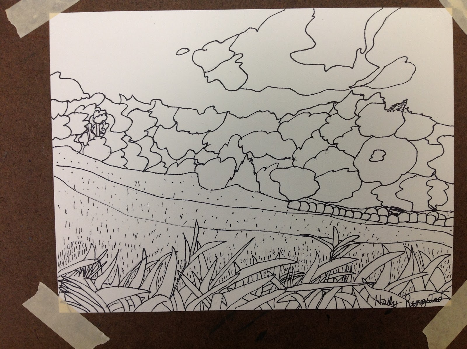 S.P.L.A.T.: Watercolor Landscape Paintings - 5th Grade Tower Rock and ...