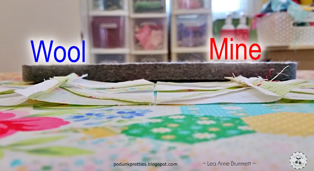 Podunk Pretties Quilting: ~ Nifty Notions ~ Wool Pressing Mat -vs ...