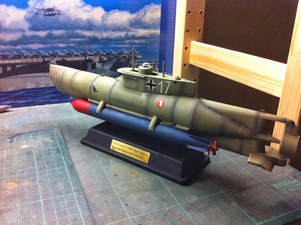 Kitter's Scale Models: 1/35 German Seehund XXVIIB/B5 Midget Submarine