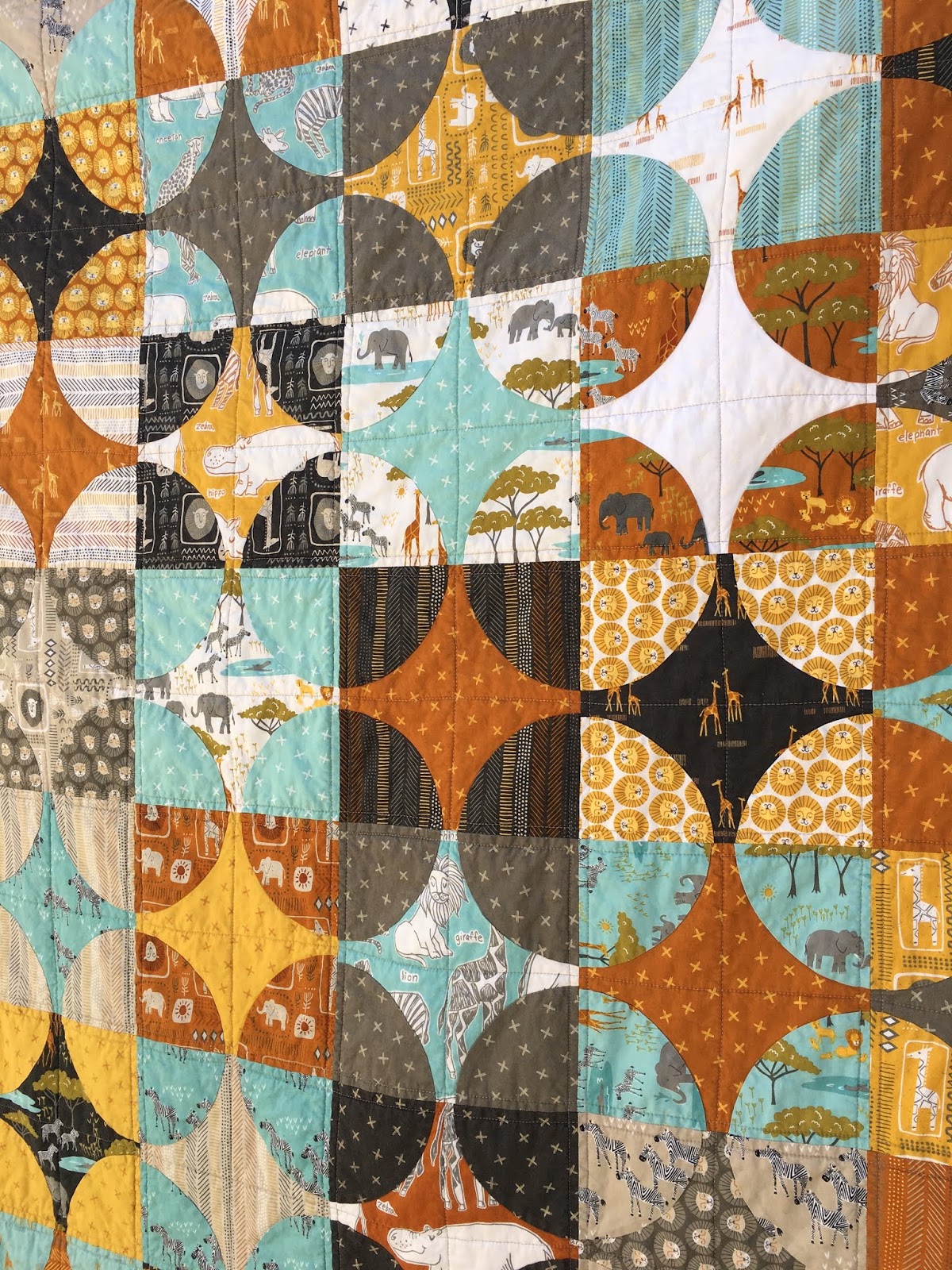 Ye Olde Sweatshop: Old Mill Path Pattern in Safari Life