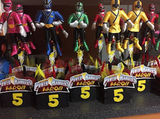 80 ideas para decorar fiesta de los Power Rangers