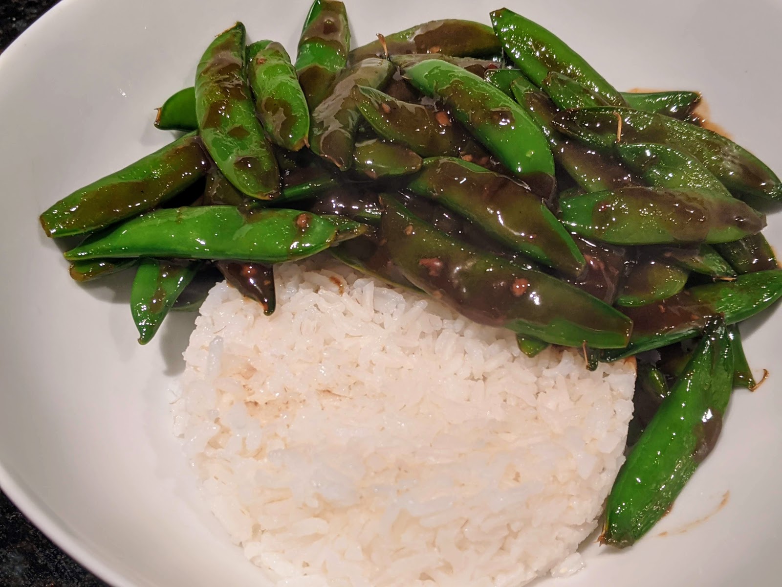 Honey on a razor blade: Stir-fried String Beans, Snap Peas, or Asparagus
