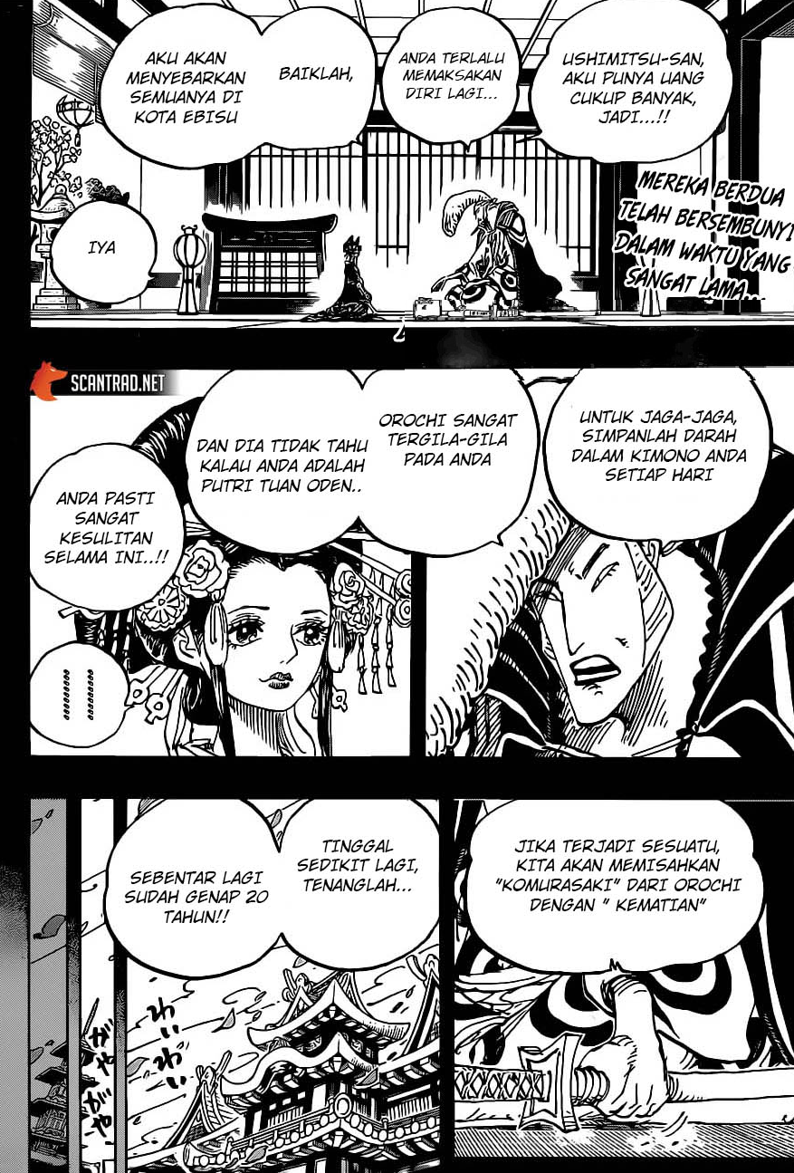 Manga One Piece Chapter 974 Bahasa Indonesia - Zonahobisaya