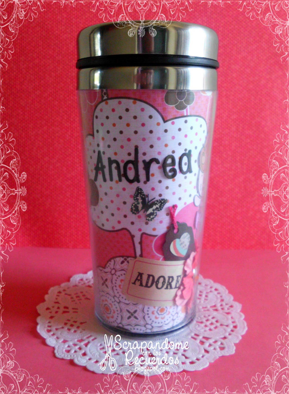 Scrapandome Con Los Recuerdos: Vaso Termico