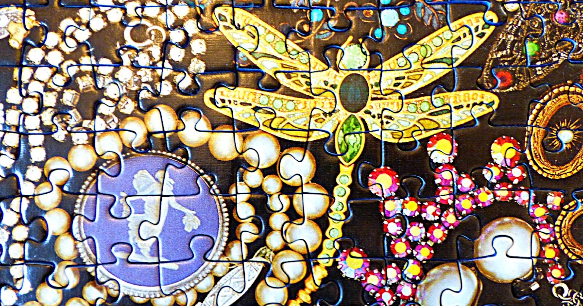 Chez Maximka: Glittering Gemstones 1000pc jigsaw puzzle from Ravensburger