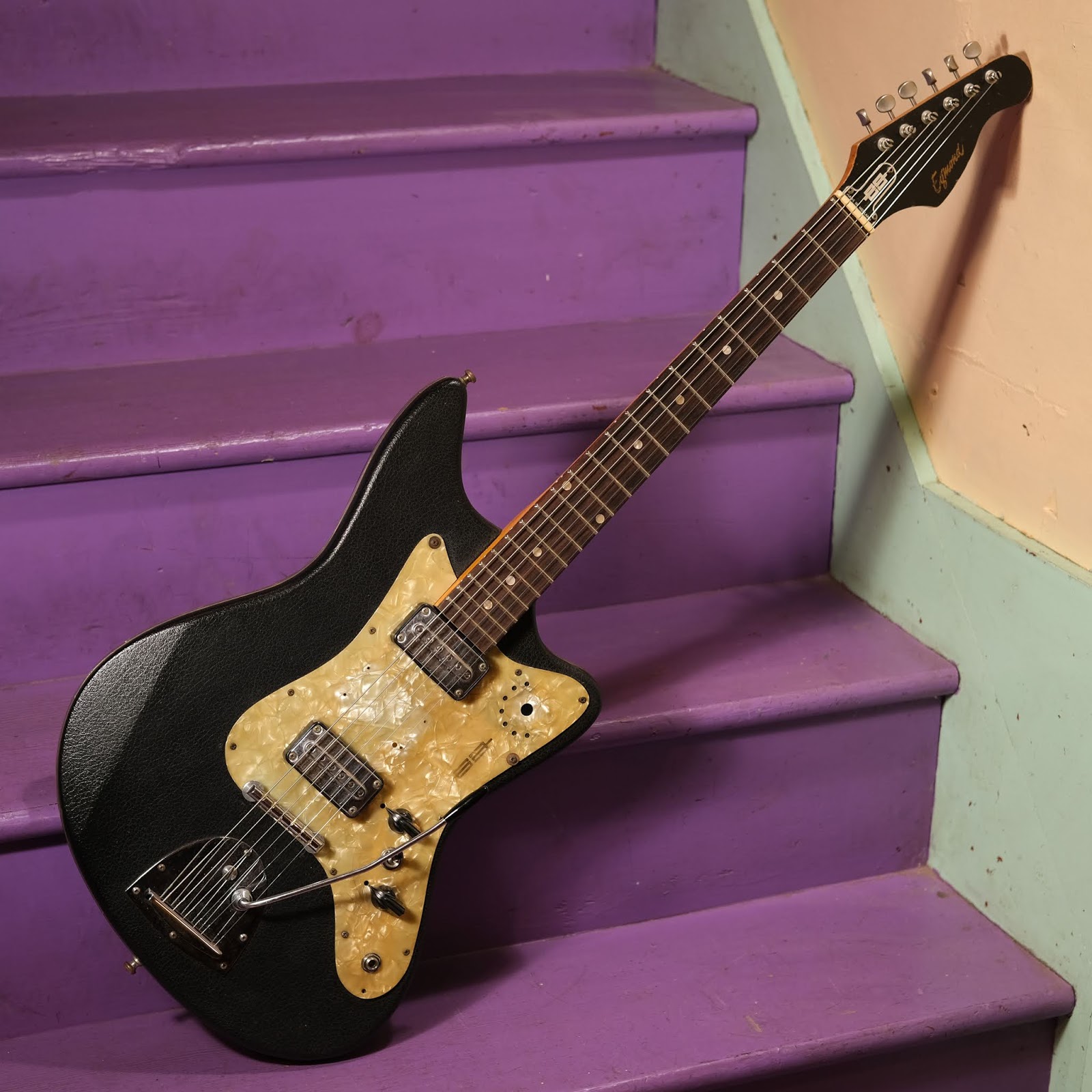 1960s Egmond Typhoon 3V Modded Electric Guitar