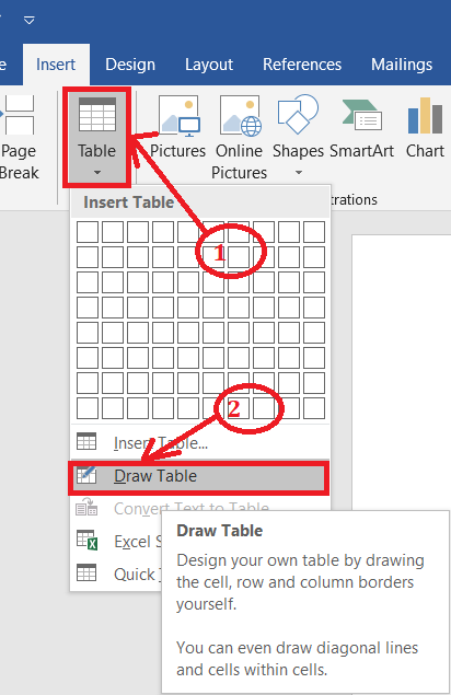 Your world in MS office: HOW TO INSERT TABLE IN MS WORD