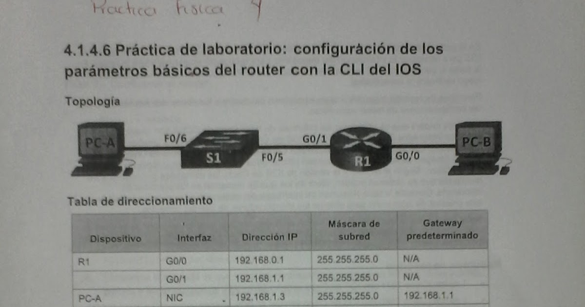 CONMUTACION Y ENRUTAMIENTO DE REDES DE DATOS: Prac. física 4