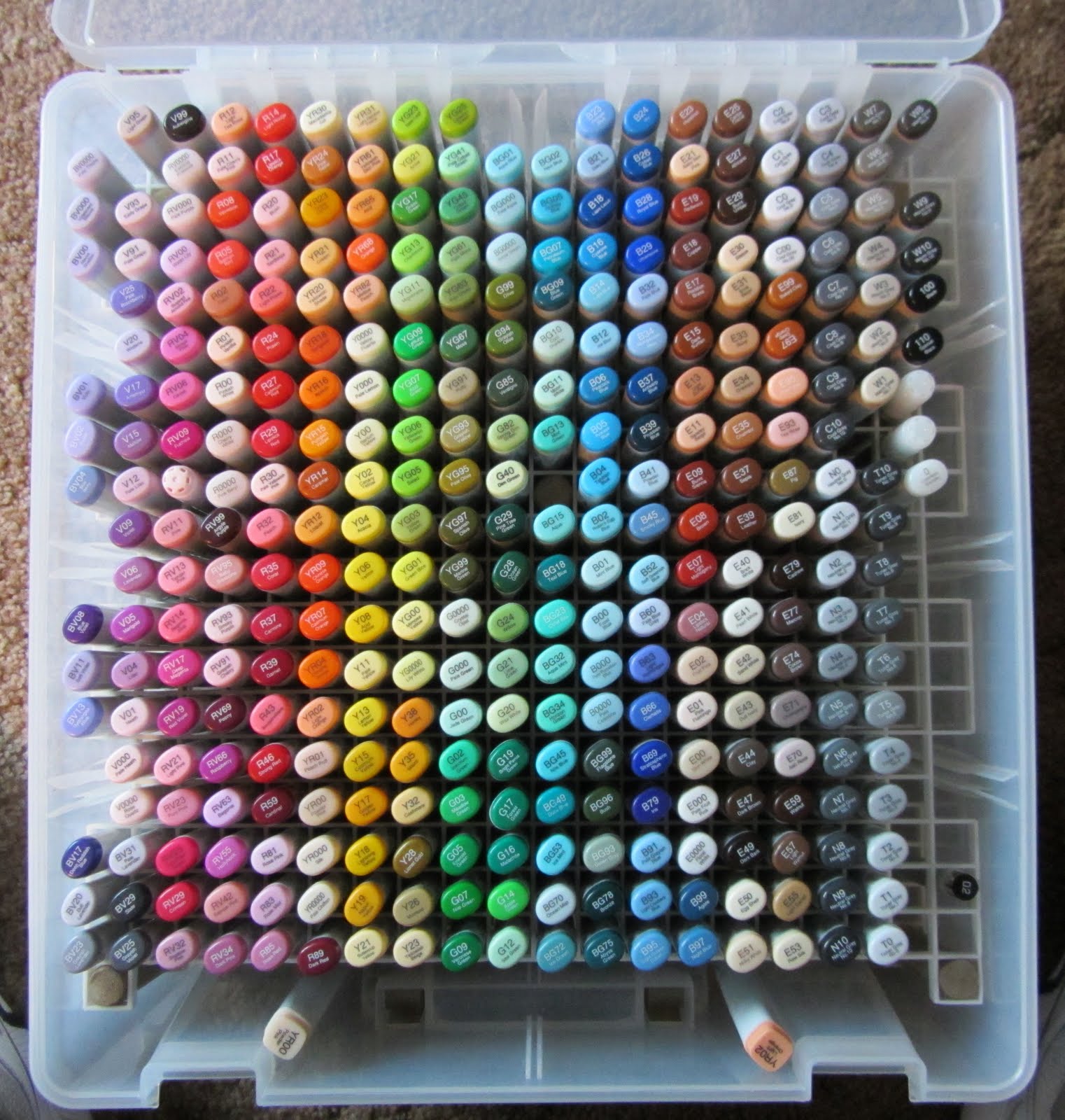 Scrap Happy Ohio: Copic Storage....