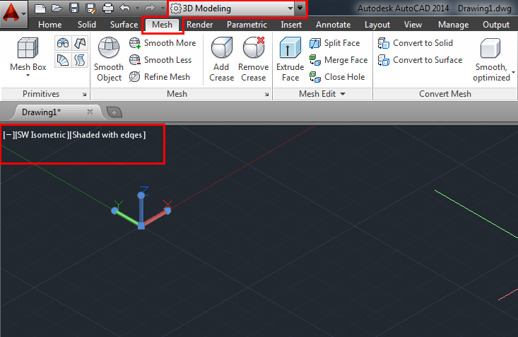 Engineering Services & Training-AutoCAD: Mesh Modeling in AutoCAD