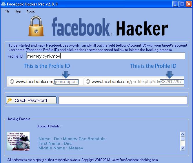 blog cheat game, dasar blog, dan sebagainya: facebook hacker pro