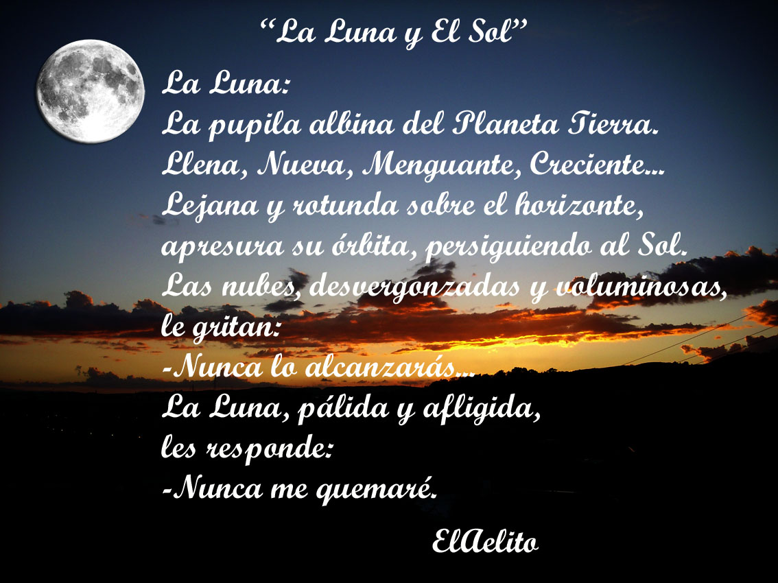 ElAelito: La luna y el Sol (Microrrelato)