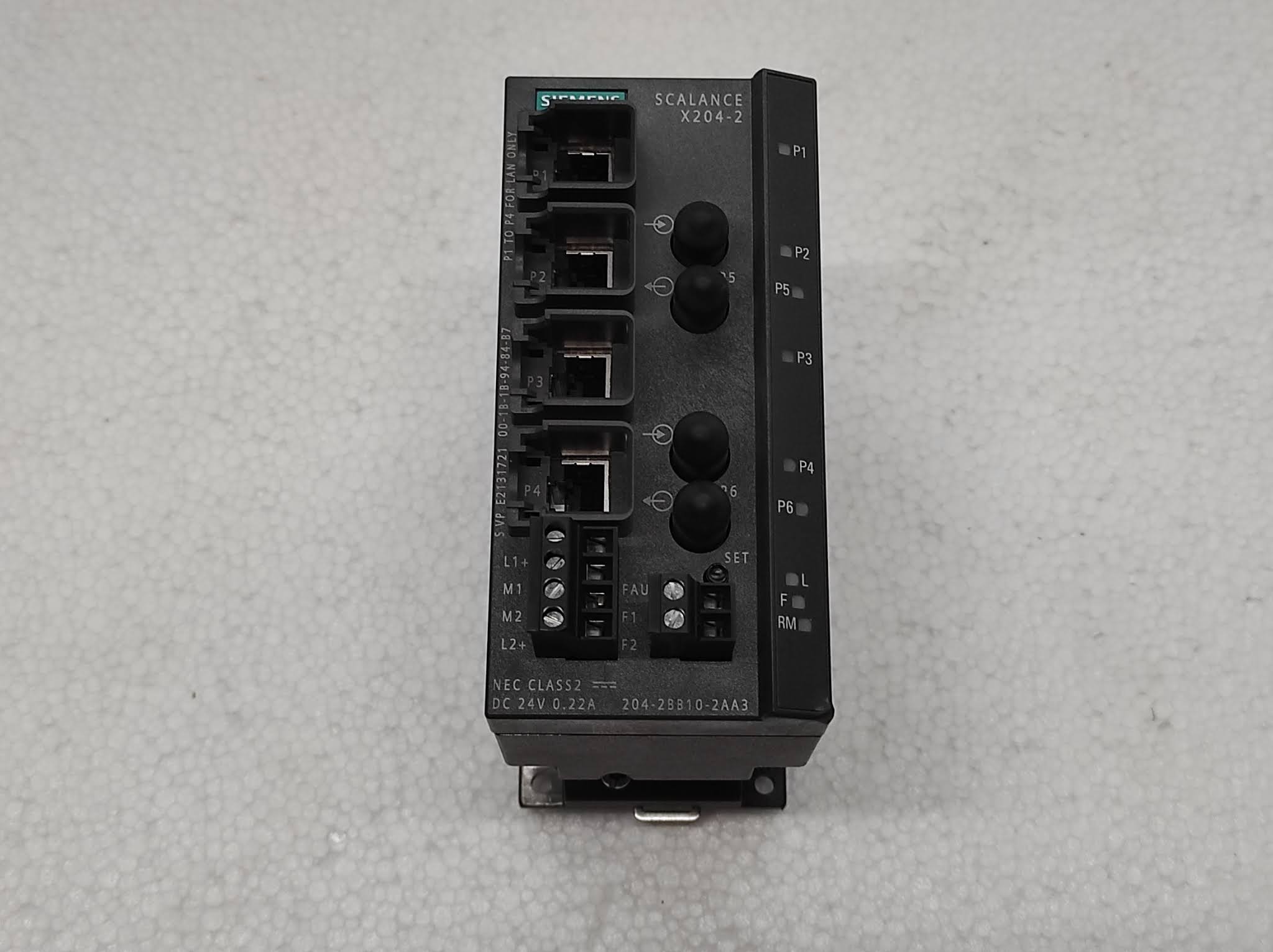 SIEMENS SCALANCE X204-2 6GK5204-2BB10-2AA3 SIMATIC NET INDUSTRIAL ...